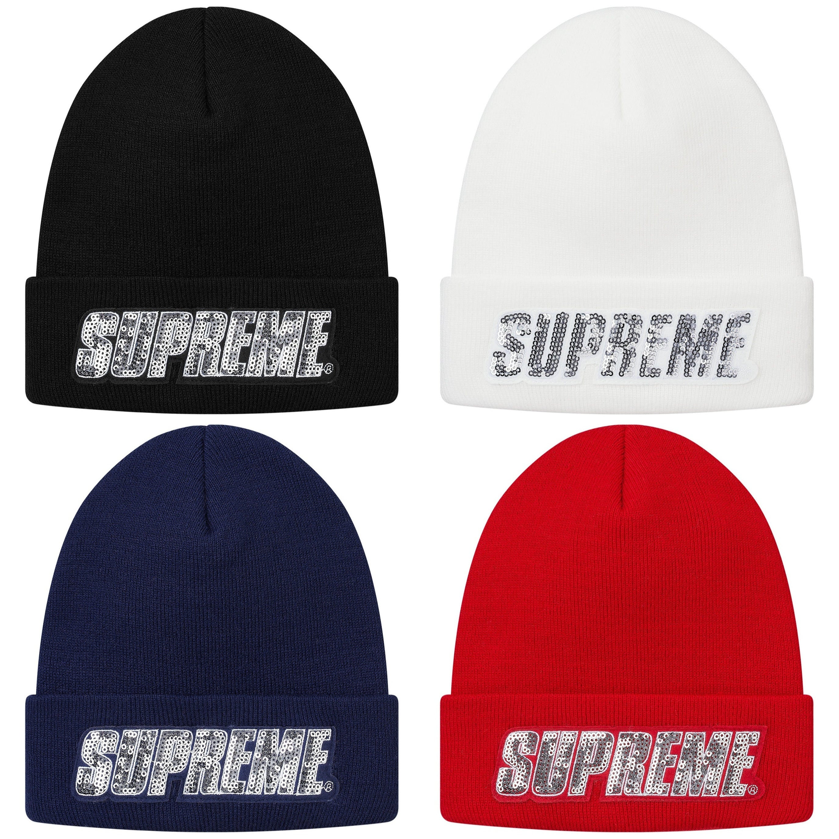 Supreme FW17 Sequin Beanie – KixBros